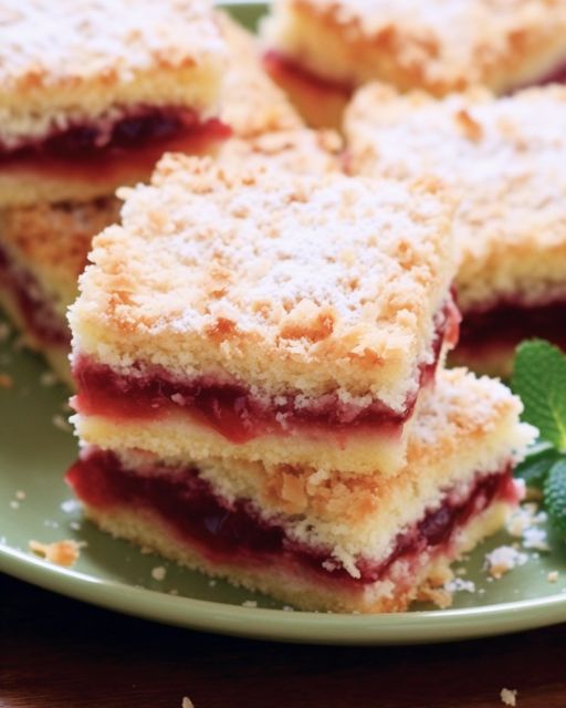 Coconut Slice with Raspberry Jam - Useful Tips