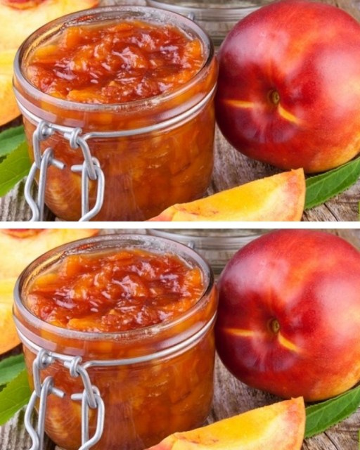 How to make peach jam in 5 minutes Original recipe with 3 ingredients ...