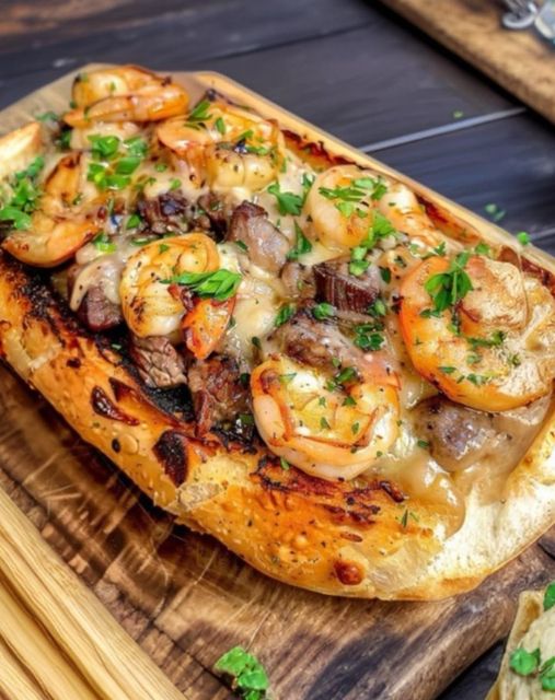 Steak and Shrimp Stuffed Bread Recipe - Useful Tips