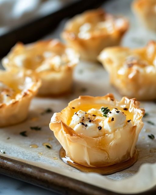 Feta Phyllo Bites with Hot Honey Recipe - Useful Tips