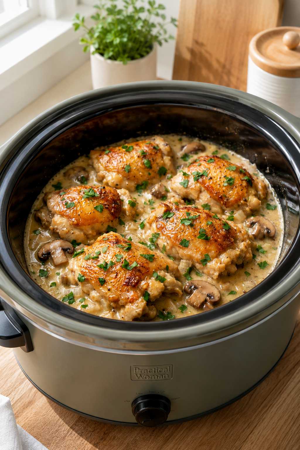 Slow Cooker 5-Ingredient Vintage Pantry Thighs Recipe - Useful Tips